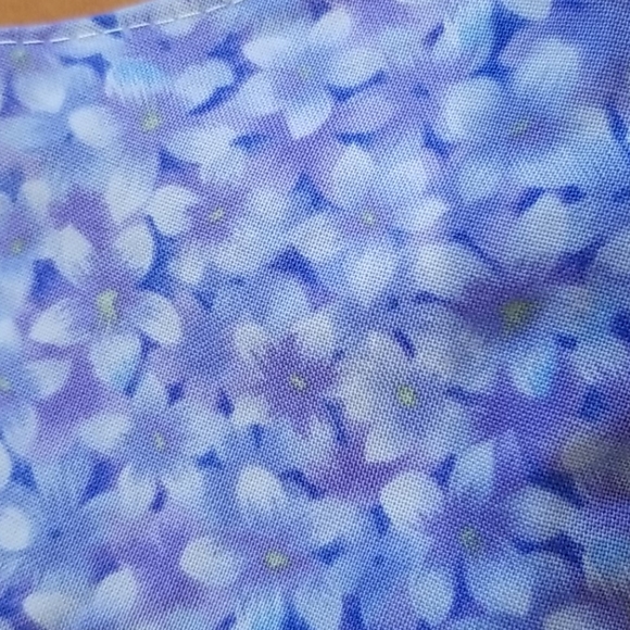 Accessories | Purple Floral 10 Cotton Double Layer Face Mask | Poshmark